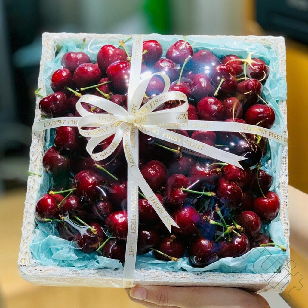 Hộp Cherry HCR4 - DeliFruit - Hoa Qua Nhập Khẩu, Giỏ Trái Cây